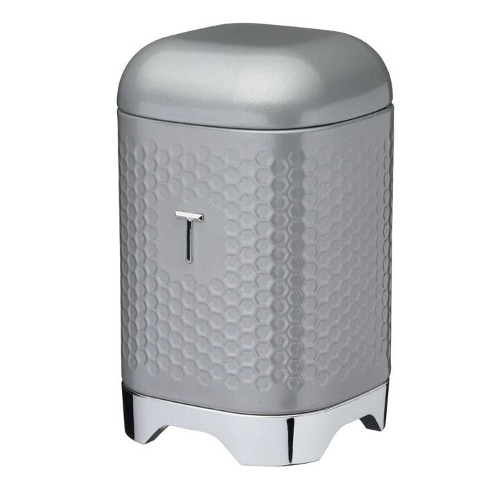 Банка для чая KitchenCraft Lovello Retro Tea Canister Shadow Grey LOVTEAGRY
