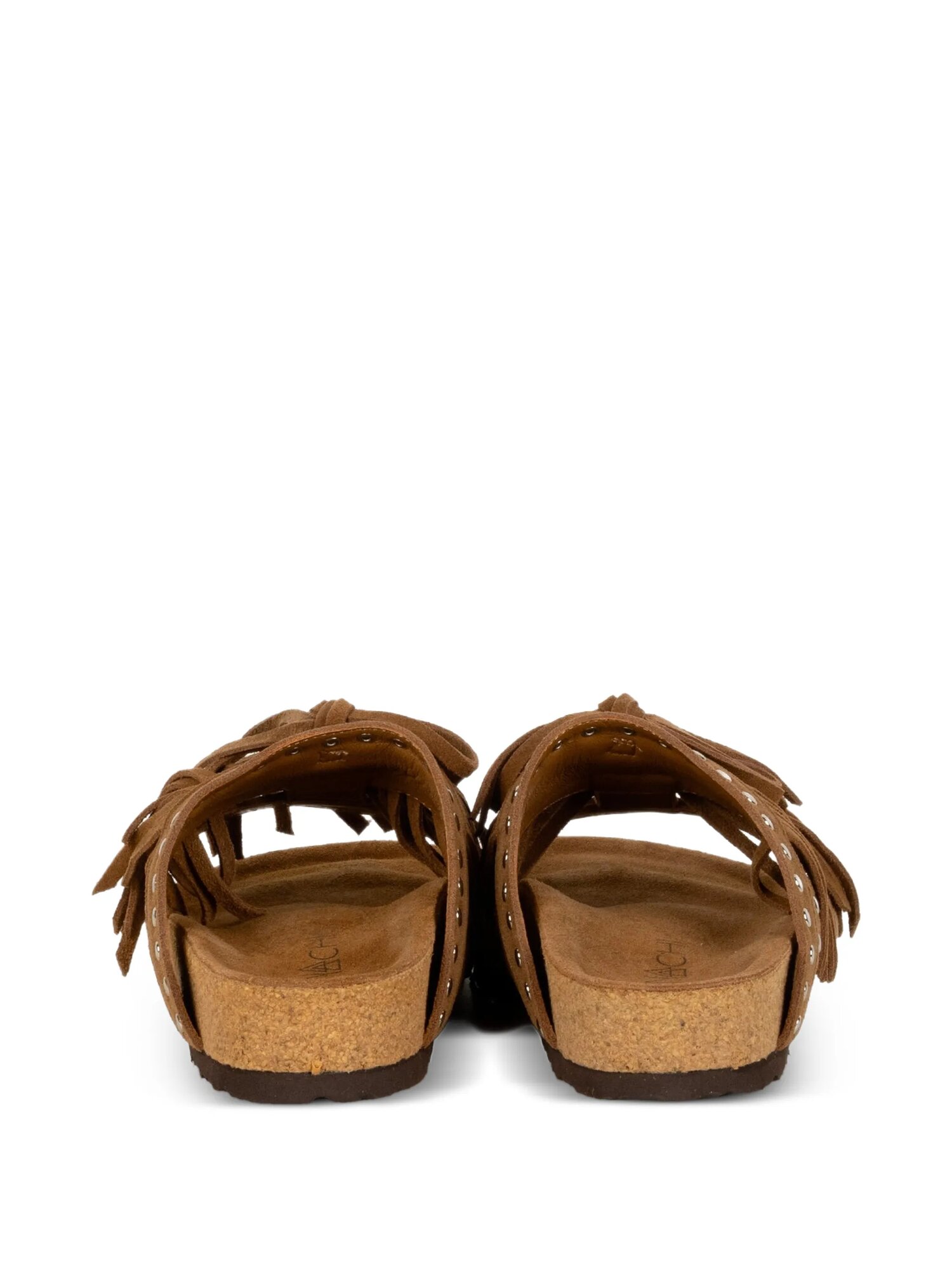 Босоножки ELENA IACHI Fringed studded sandals, размер 36 — фото 1