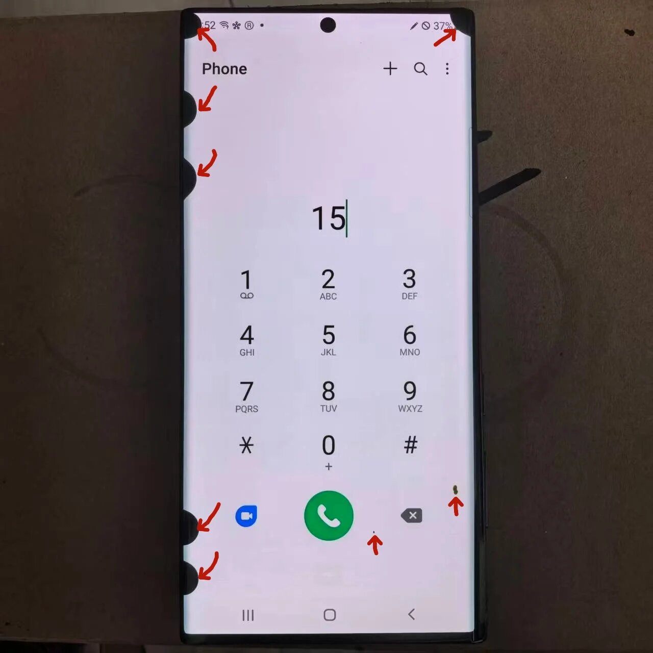 Супер Amoled с дефектами для Samsung Galaxy S22 Ultra 5G ЖК-дисплей SM-S908F S908U 15 No frame