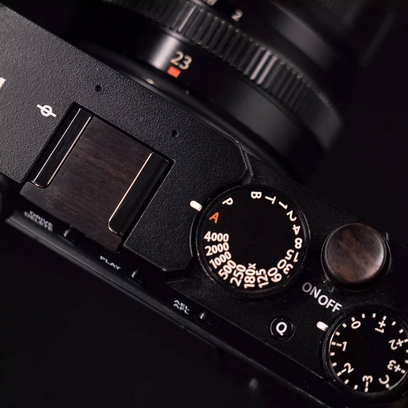 Деревянный спусковой механизм Fujifilm X-T50, Цвет: C