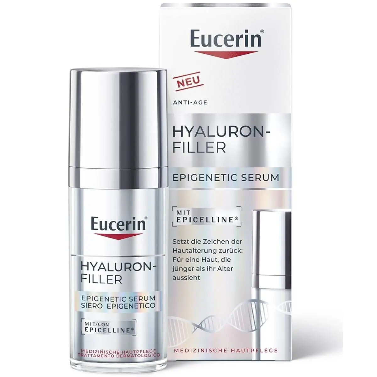 Eucerin Hyaluron-Filler антивозрастная эпигенетическая сыворотка, 30 мл