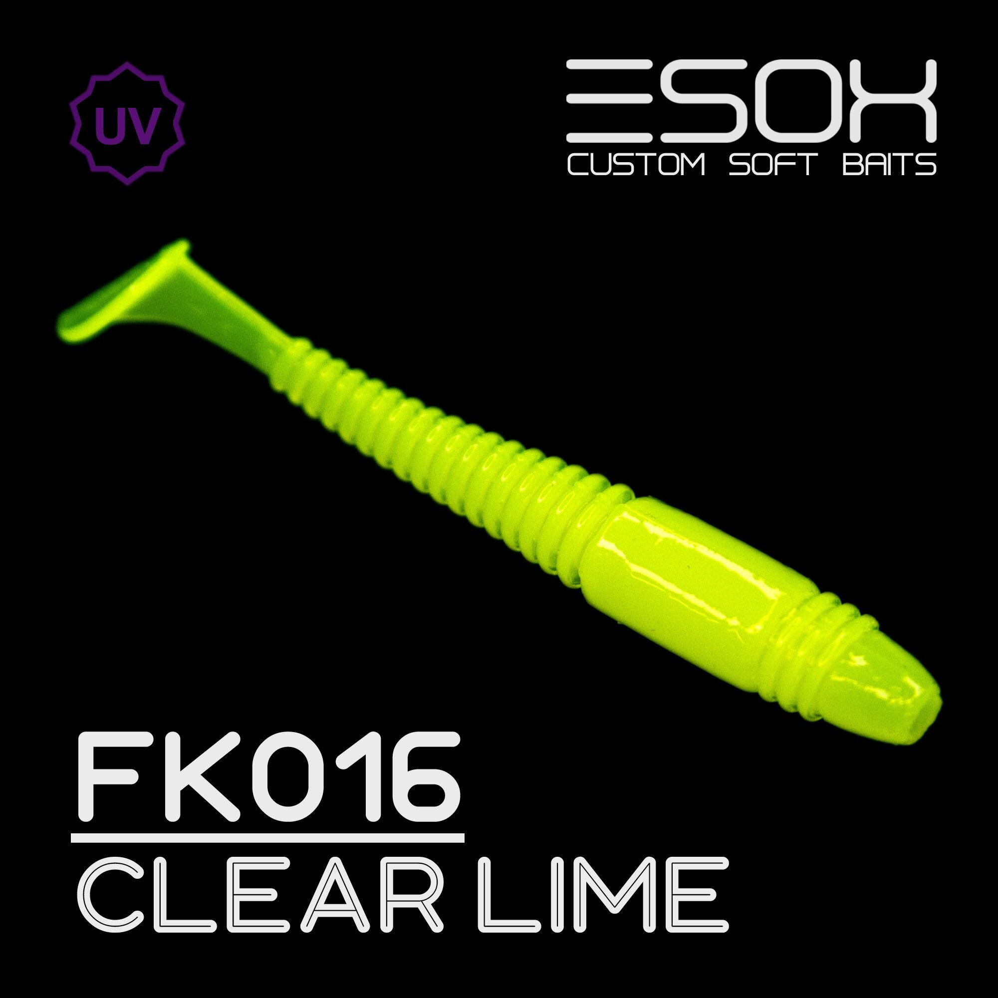 ESOX Tiga 2" (53мм) 10 шт. / Мягкая приманка для рыбалки