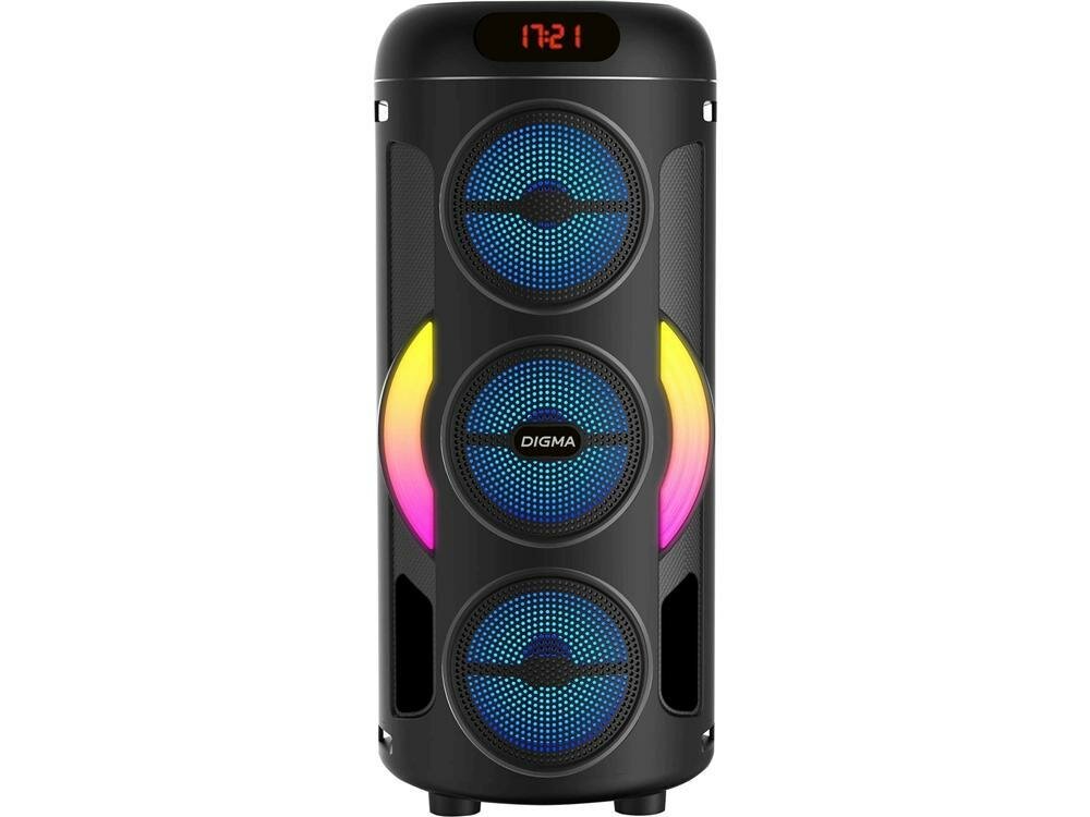 Минисистема Digma D-MC1721 черный 10Вт FM USB BT micro SD