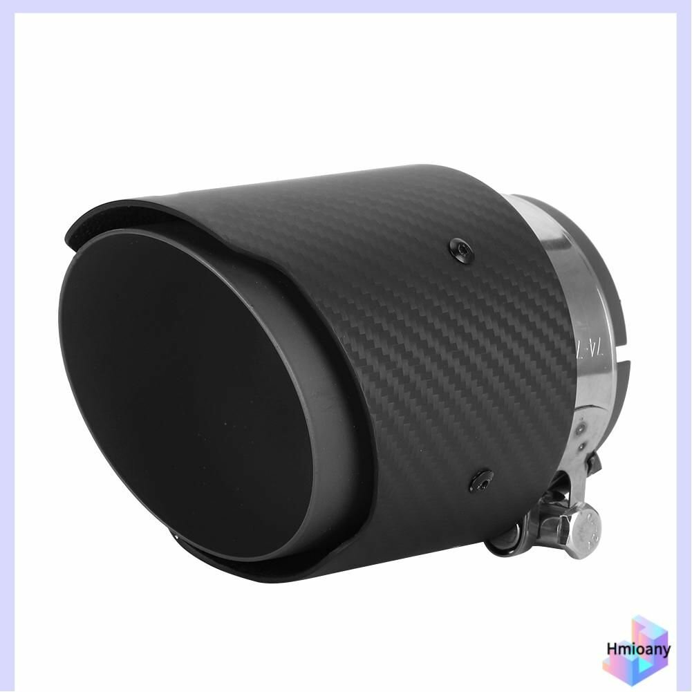 Карбоновый наконечник глушителя для Mazda CX-5 / CX-4, матовый черный — насадка на выхлоп 76 мм для обновления задней части авто