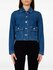 Куртка LIU JO Buttoned-pocket jacket, размер 40, синий