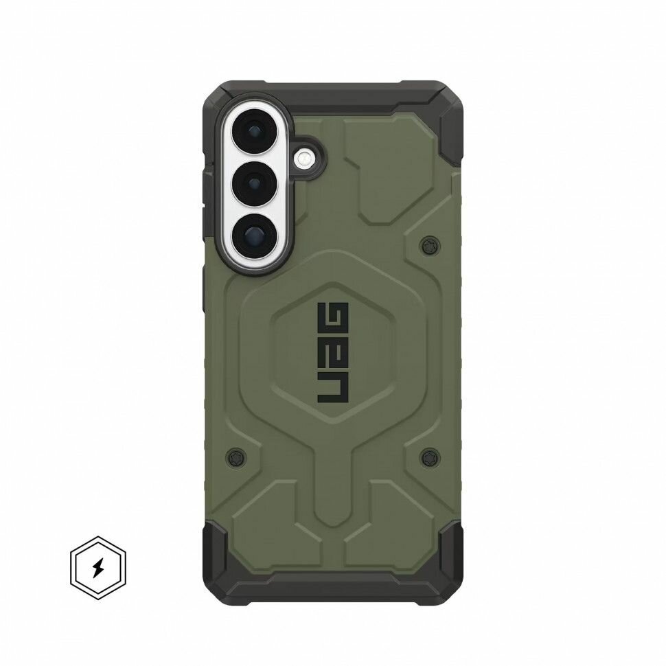 Чехол с поддержкой MAGSAFE Uag Pathfinder для Samsung Galaxy S26 Plus, цвет оливковый (Olive Drab)