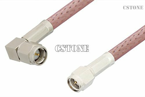 SMA штыревой к SMA штыревой угловой кабель используя RG142 коаксиальный