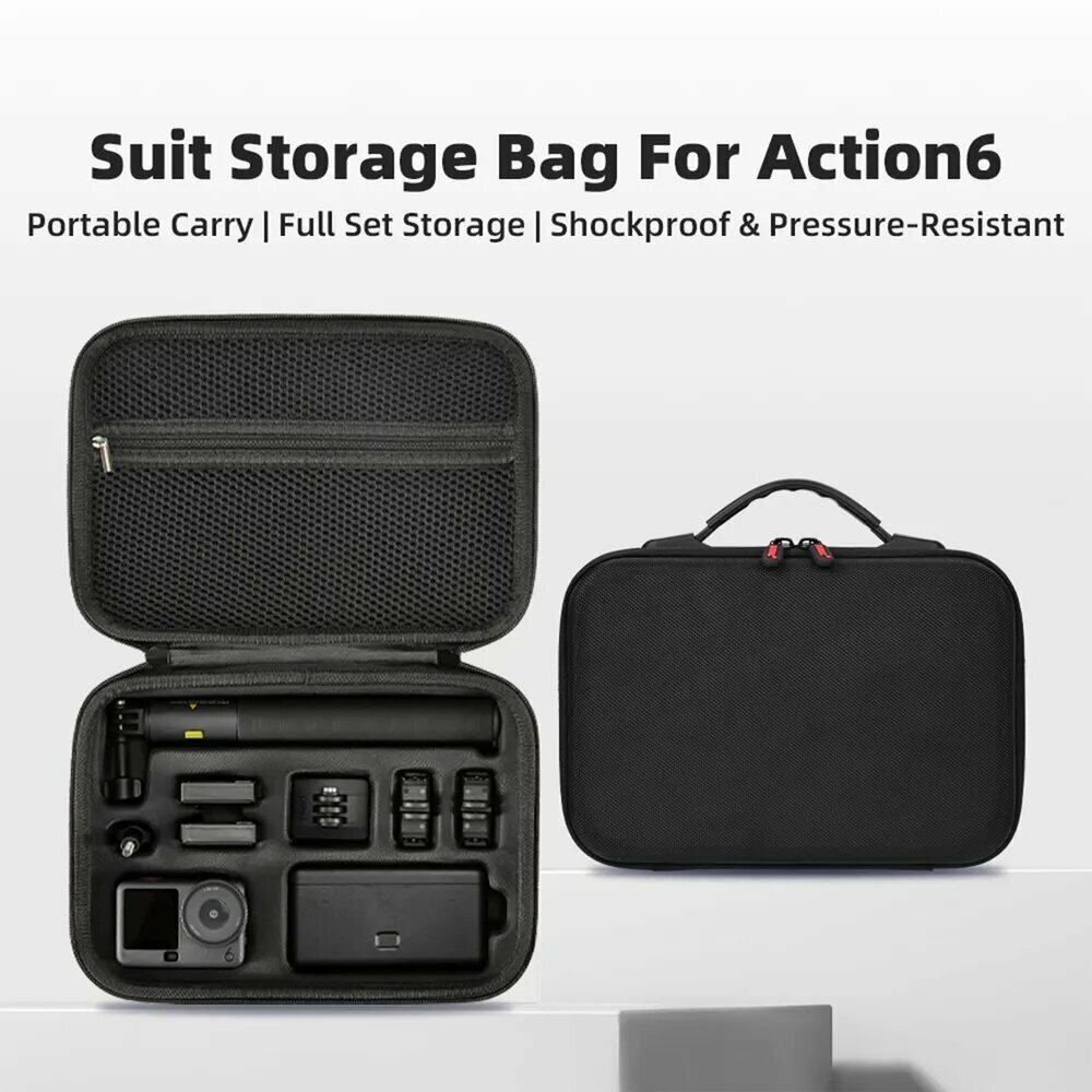 Чехол для DJI Osmo Action 6 Protector Accessories Водонепроницаемая сумка для хранения