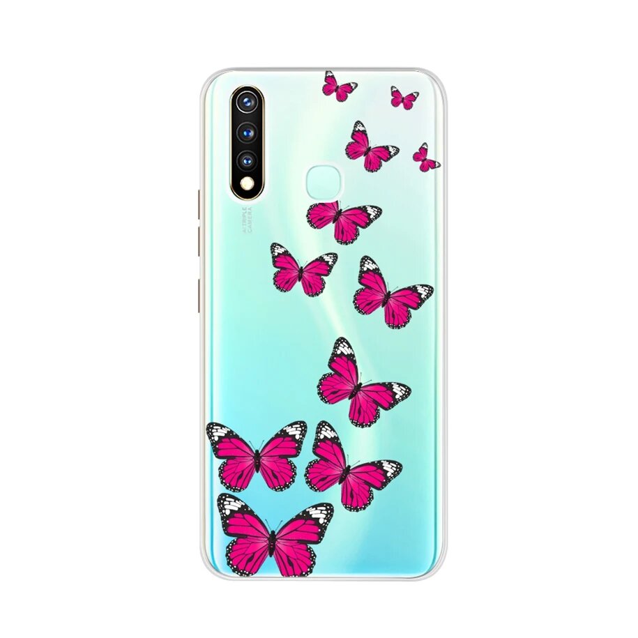 Прозрачный чехол для Vivo Y19, чехол для телефона Vivo 1915 VivoY19 Y 19, мягкий чехол для Vivo U3 Y19, защитный бампер