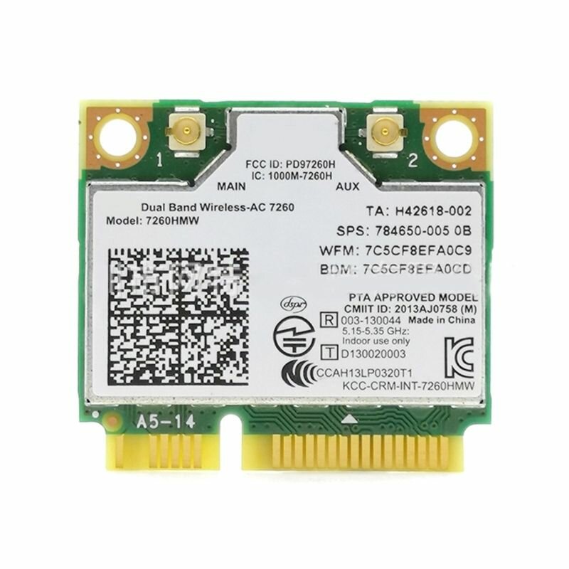 (1 шт.) Беспроводная карта 7260AC / 7260HMW