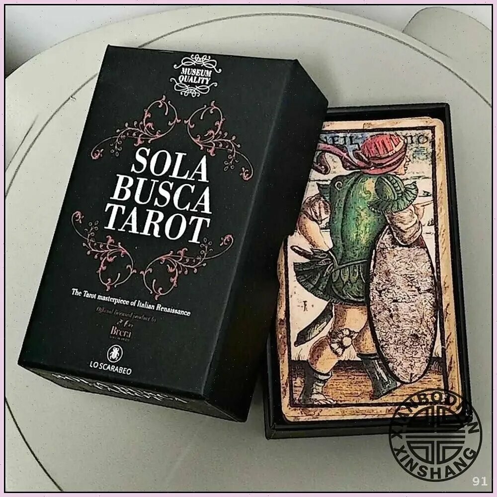 Эксклюзивная колода Таро Sola Busca 12x7 см без руководства