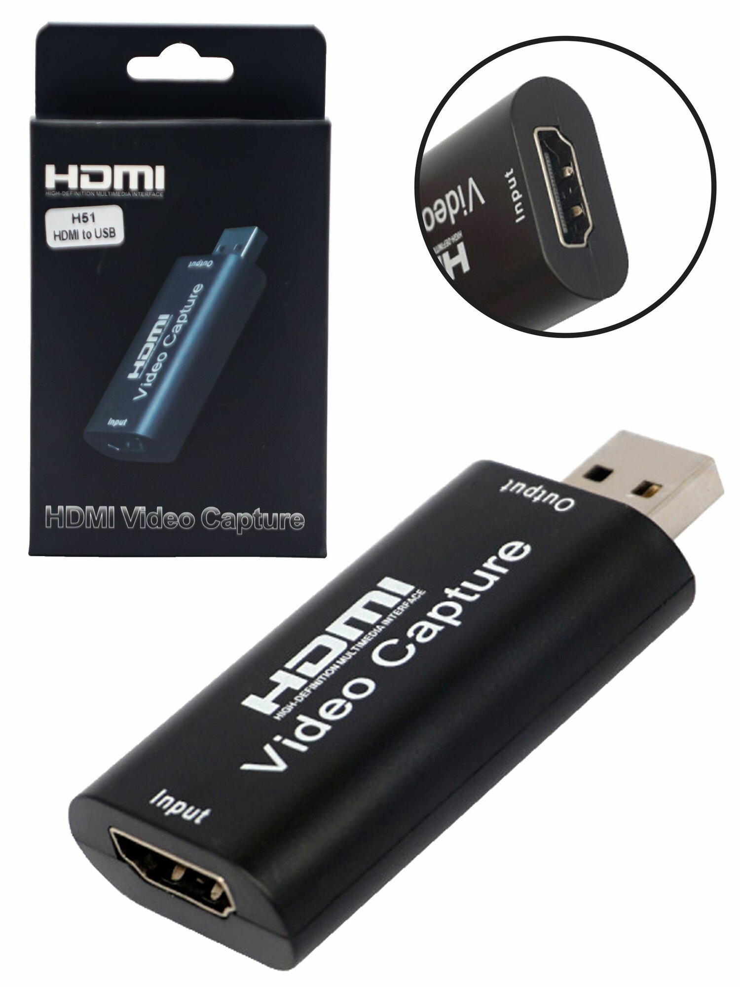 Карта видеозахвата H51 HDMI to USB