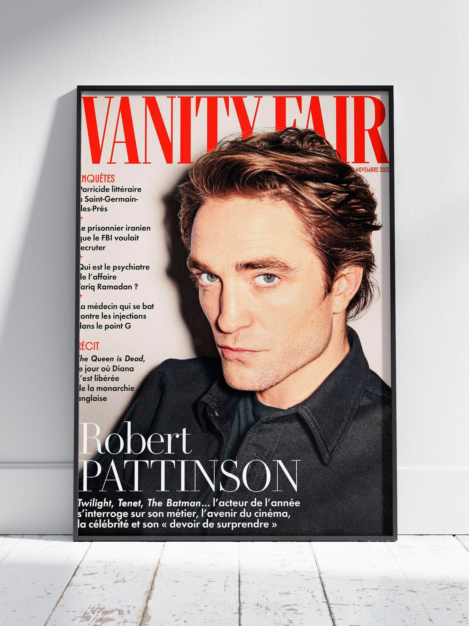 Плакат на стену для интерьера Роберт Паттинсон (Robert Pattinson 35) - Постер по актеру фильма, кино, сериала формата A4 (21x30 см)