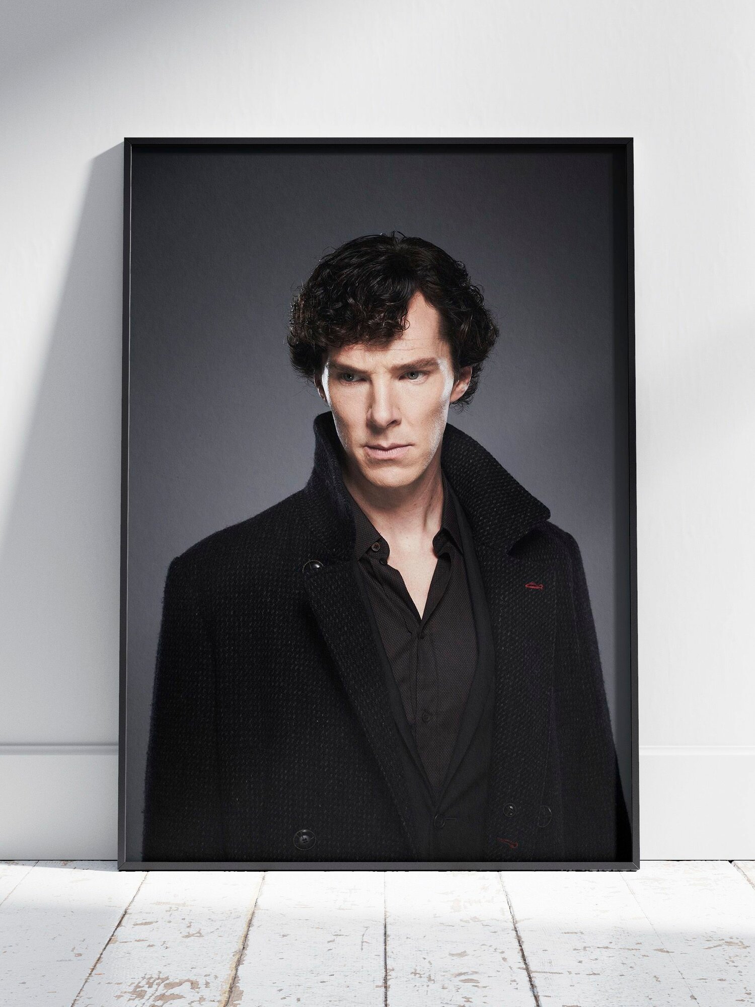 Плакат на стену для интерьера Бенедикт Камбербэтч (Benedict Cumberbatch 3) - Постер по актеру фильма, кино, сериала формата A4 (21x30 см)
