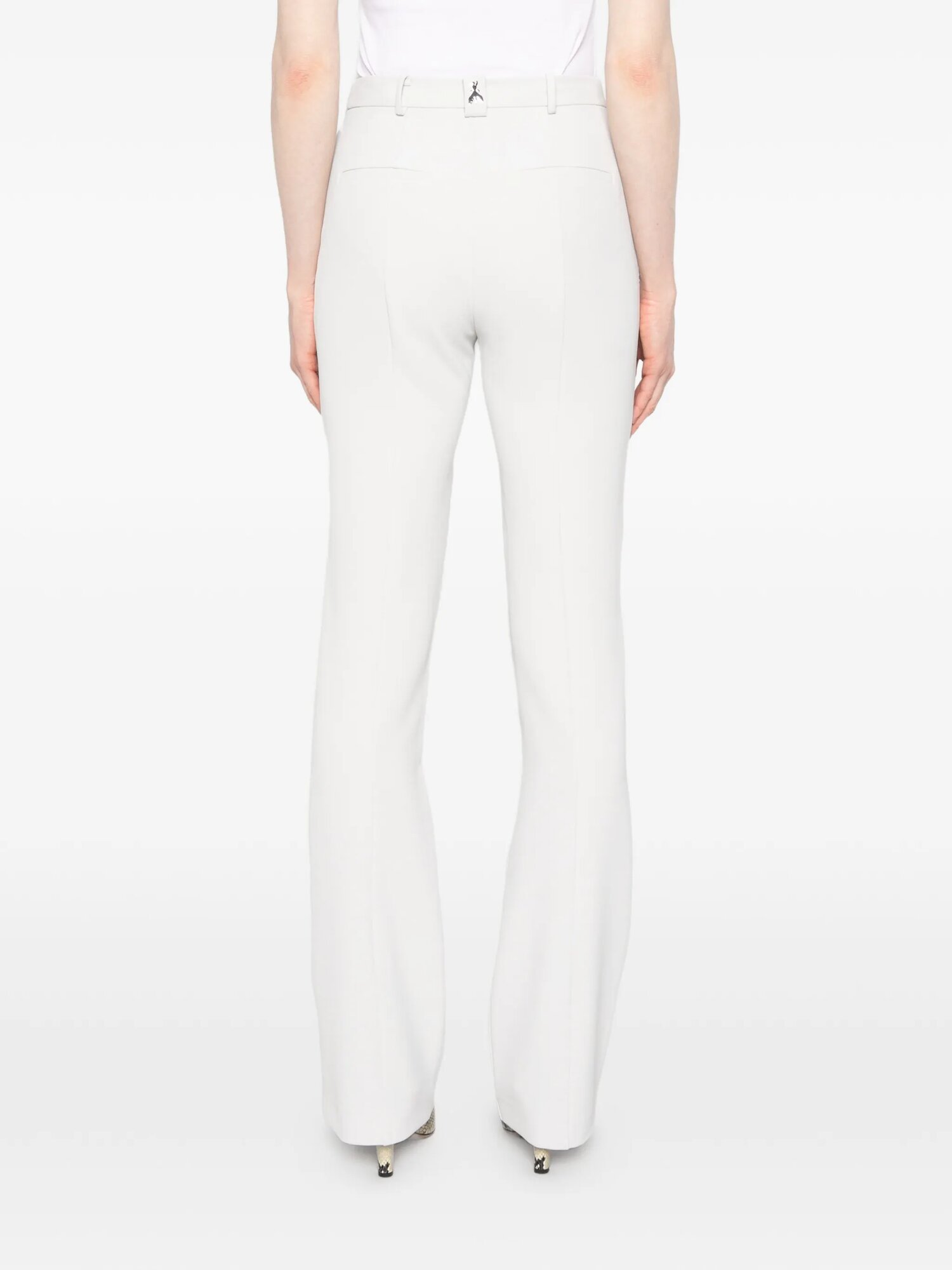 Брюки PATRIZIA PEPE Belt-loop pocket trousers, размер 40, серый — фото 1