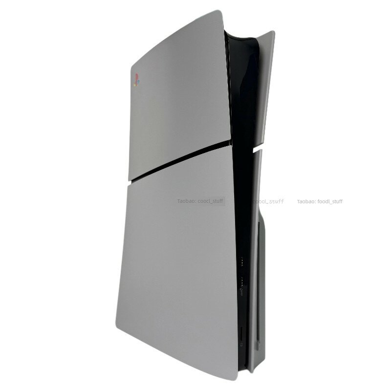 Серый корпус для PS5 Slim с дисковым приводом - замена для консоли PlayStation 5
