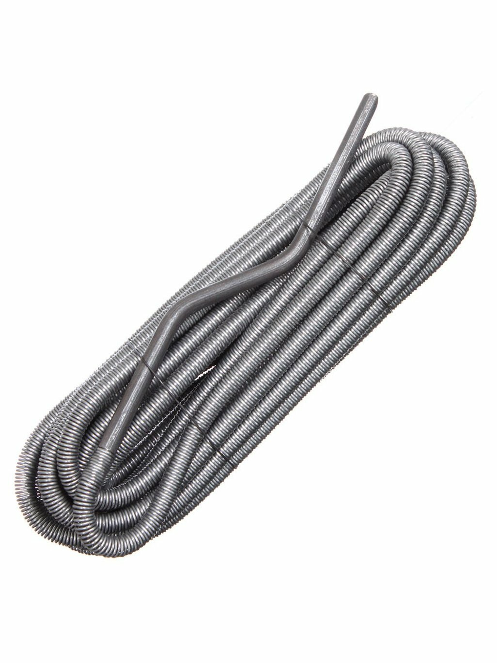 Трос сантехнический СантехКреп 10 м, диаметр 13.5 мм для прочистки засоров стояков, пружинный инструмент, артикул 3.1.5.5.