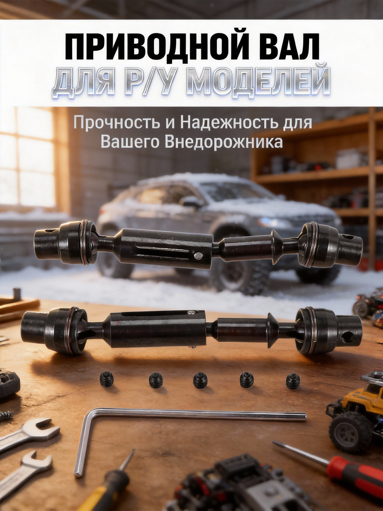 Металлический приводной вал для 1/16 WPL B36 B16 C1 C14 C24 B24, передний и задний комплект запчастей с аксессуарами, черный