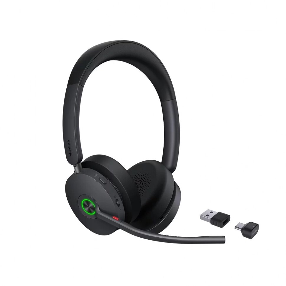 Беспроводная Bluetooth-гарнитура Yealink BH74 UC USB-C/A, HD звук