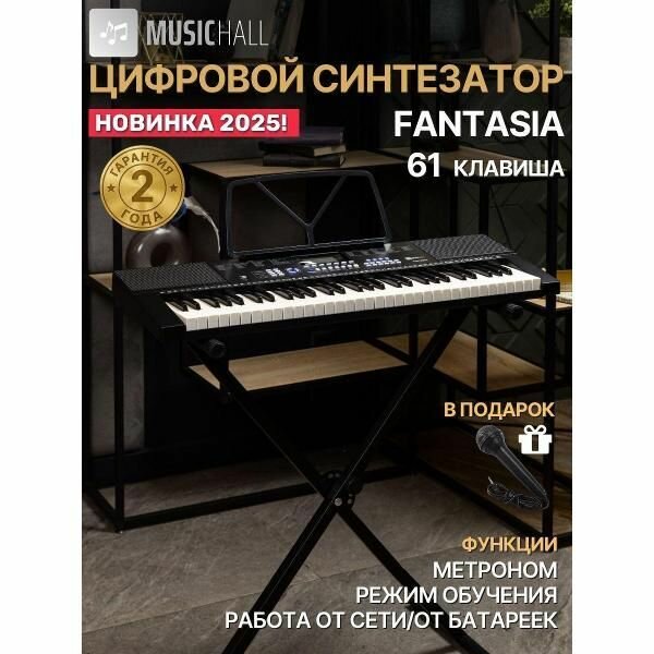 Синтезатор MusicHall Fantasia черный