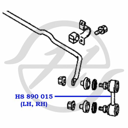 Тяга стабилизатора Hanse HS890015