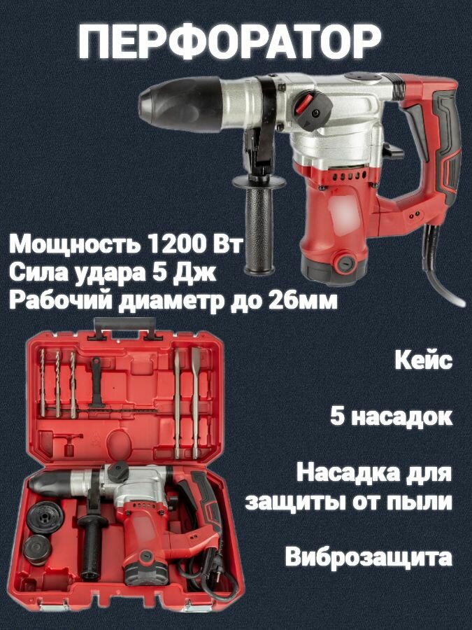 Перфоратор 1200Вт