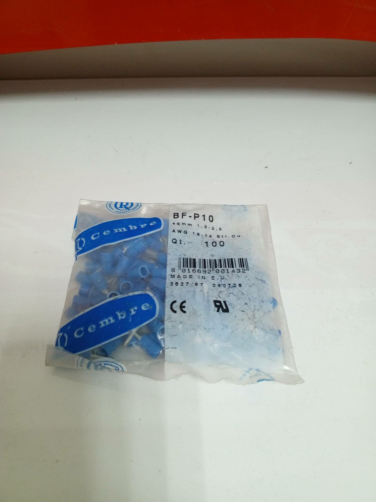 Изолированные кольцевые клеммы Cembre BF-M5