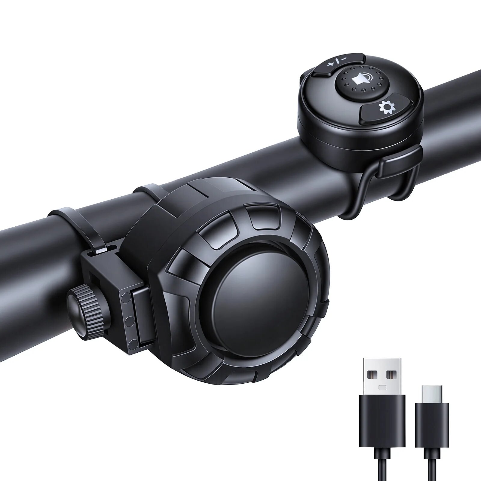 Электронный звонок Rockbye для велосипеда 120 дБ Strap installation