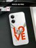 Чехол на Poco X8 Pro / Поко X8 Про с принтом Love holding hands, прозрачный