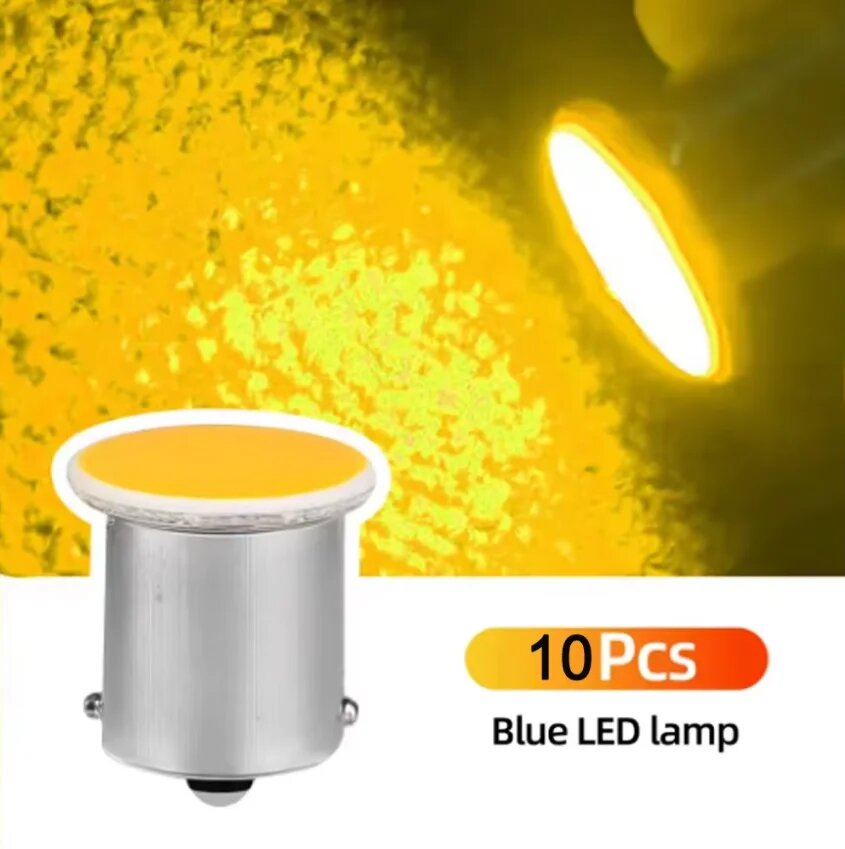 Kebedemm 10/20 Шт. Суперяркие Светодиодные Лампы S25 1156 COB 12SMD BA15S P21W Для Задних Фонарей Автомобиля, Универсальные