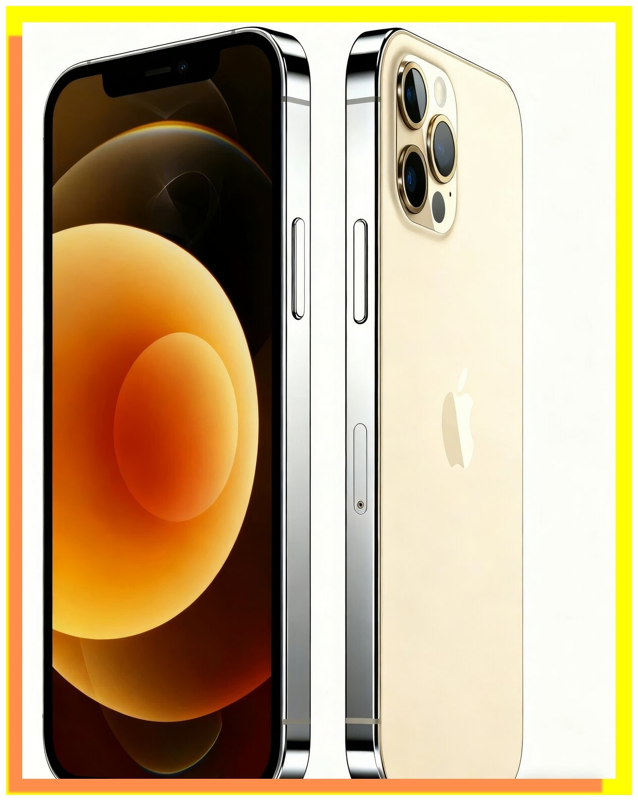 Смартфон Apple iPhone 12 Pro Max, 6ГБ/128ГБ, 5G, Dual nano-SIM, Золотой/Gold