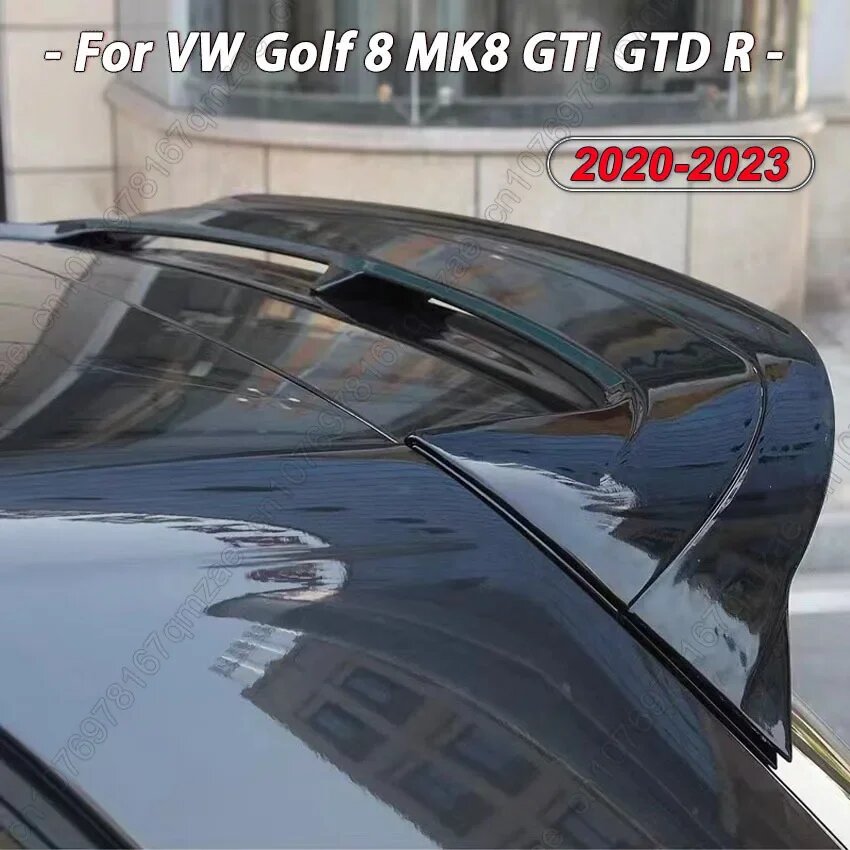 Спойлер на крышу Carbon Look для VW Golf 8 MK8 GTI GTD R 2020-2023