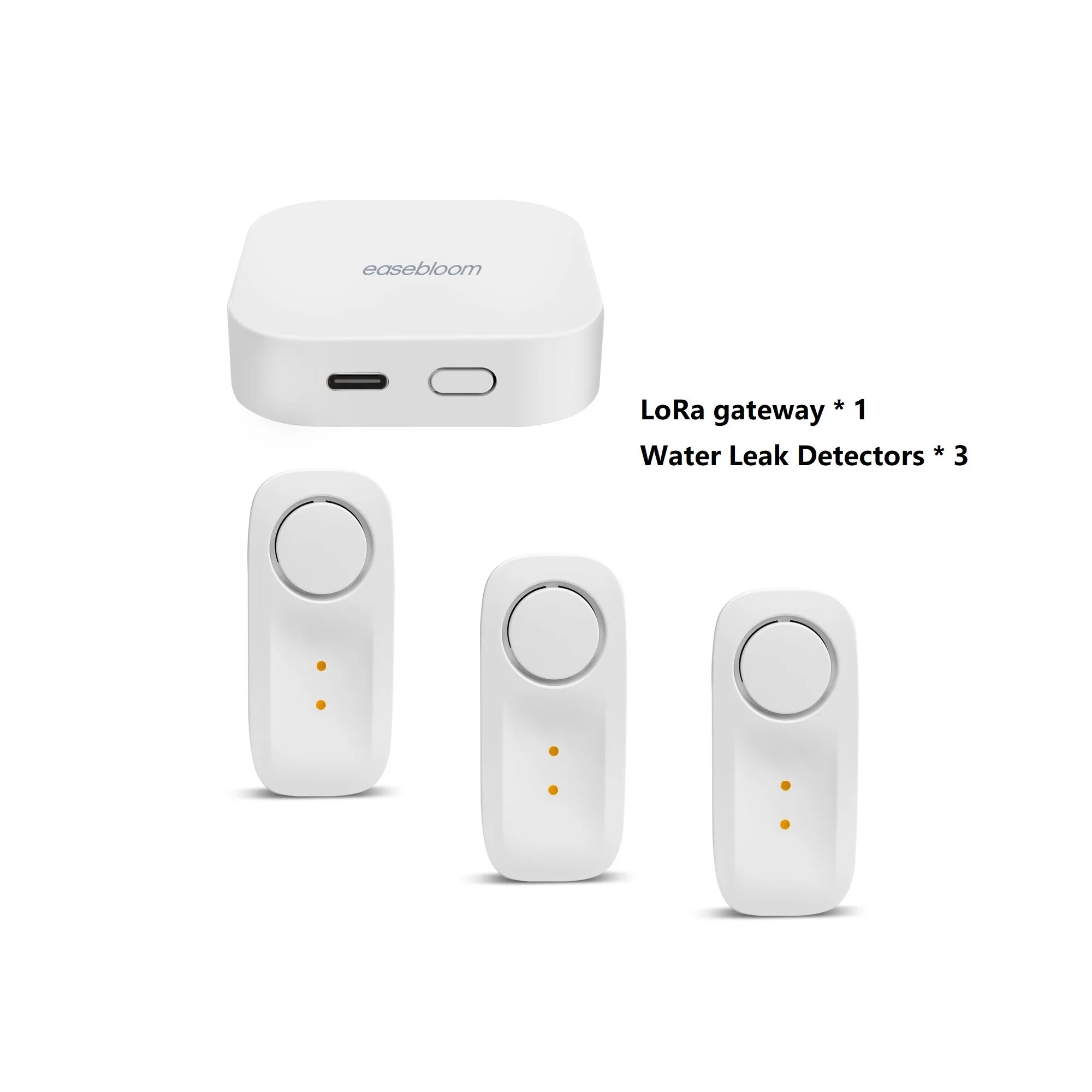 Детекторы утечки воды Tuya Smart (3 шт.)