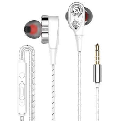 Наушники OPPO A92s/A72/A11x/A52/R15 с A5 игровым звуком, белые (оригинал)
