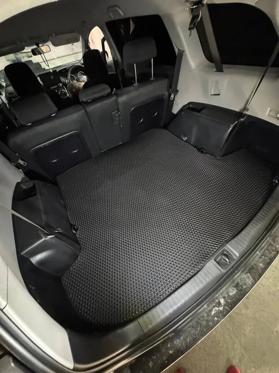 EVA Коврик в багажник Toyota Wish 2 Тойота Виш 2 (2009-2017) Ева ковер