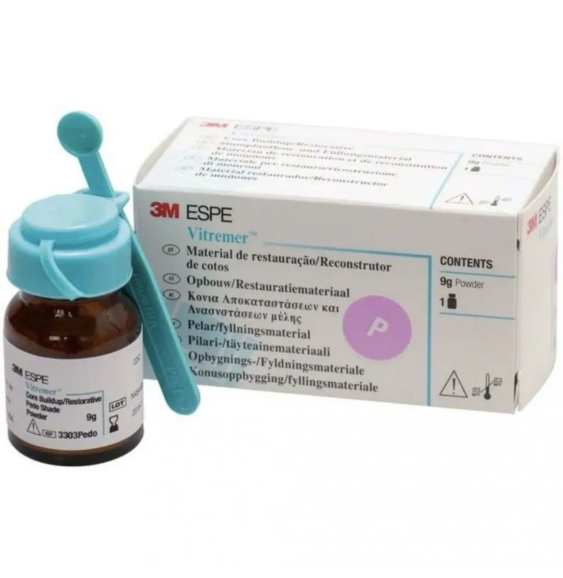 Витремер порошок (Vitremer Powder), A3, флакон, 9г, 3303, 3M