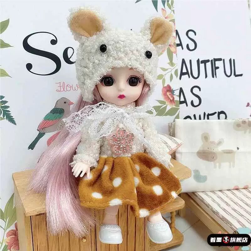 16cm Игрушка для девочек Принцесса Эльза, миниатюрный реалистичный набор кукол Белоснежка для детей Высокий -