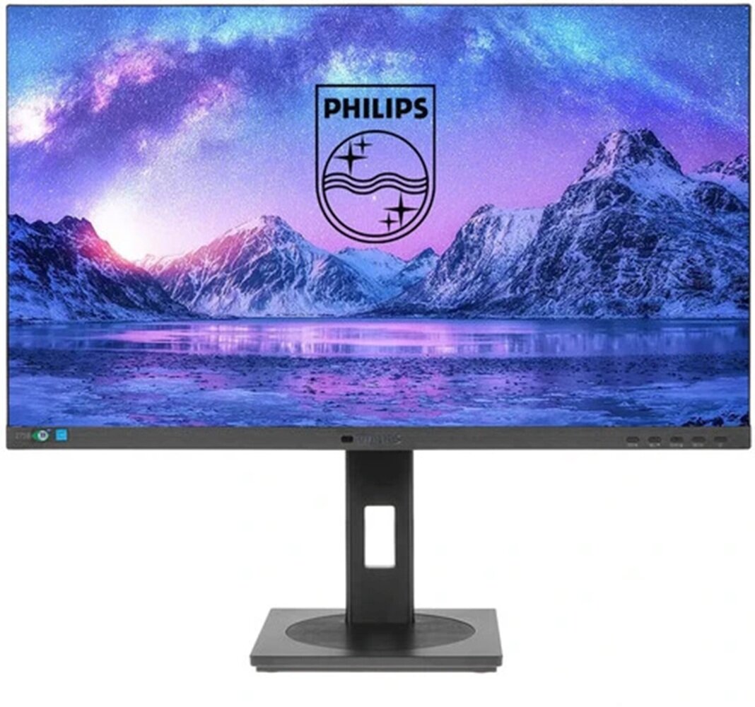 Монитор Philips 27" 275B1H/01, 16:9, IPS, QHD, 4ms, 350cd, 75Hz, DVI, HDMI, DP, USB, CAM, SPK, HAS