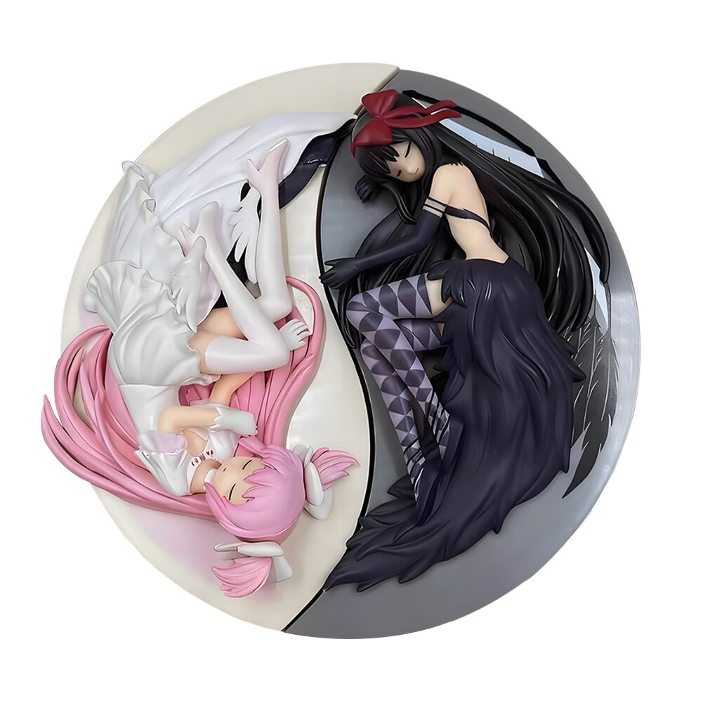 Фигурка Волшебница Мадока Магика Канамэ, Акеми Хомура/ Puella Magi Madoka Magica Homura Akemi Kaname Madoka figure with a base (18см,2шт.)Коллекционные предметы, игрушки