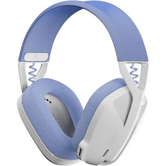Игровые наушники Logitech G435 белый/синий (981-001075)