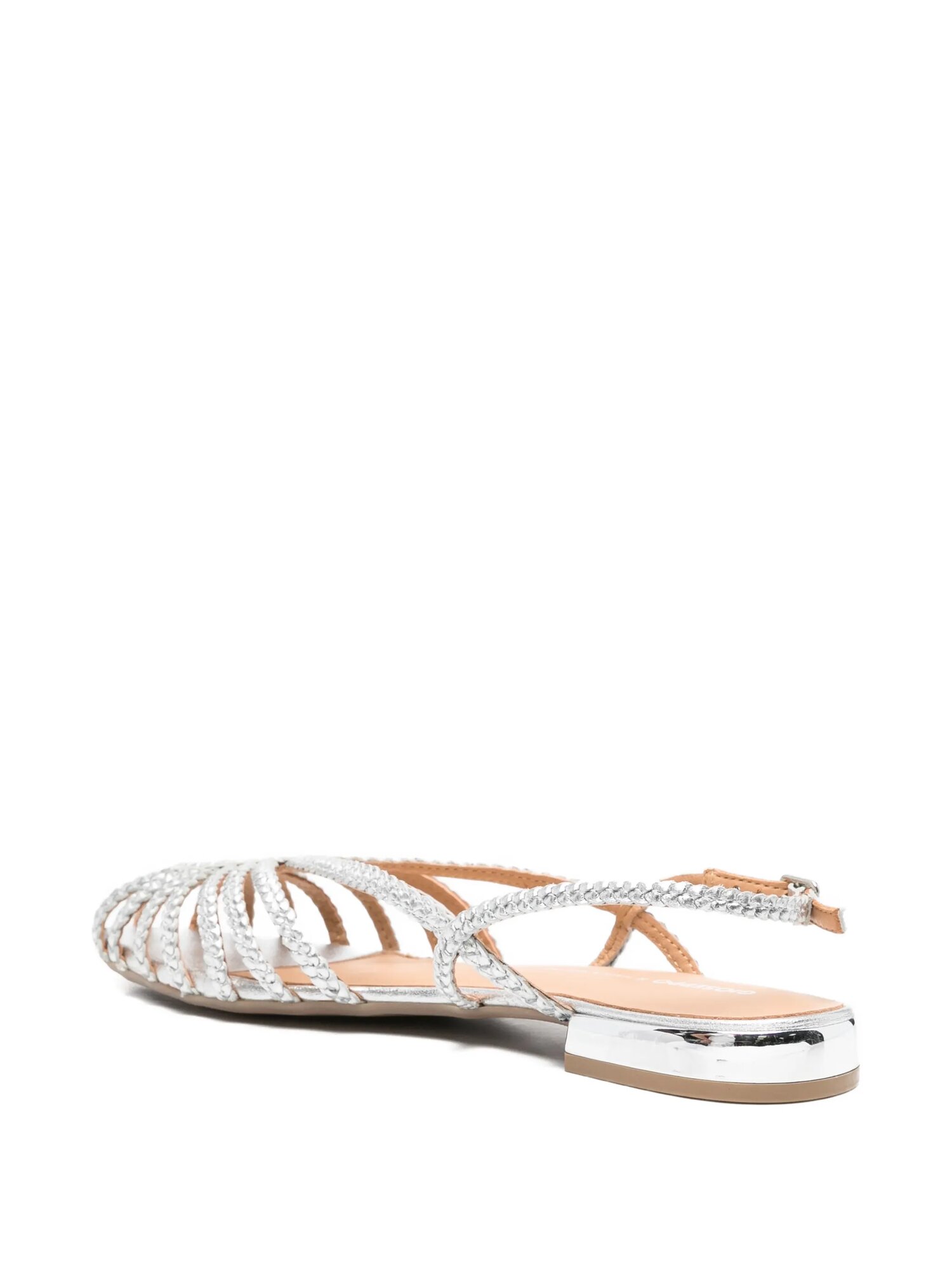 Босоножки Gioseppo Hingham braided cage sandals, размер 38, Silver — фото 1