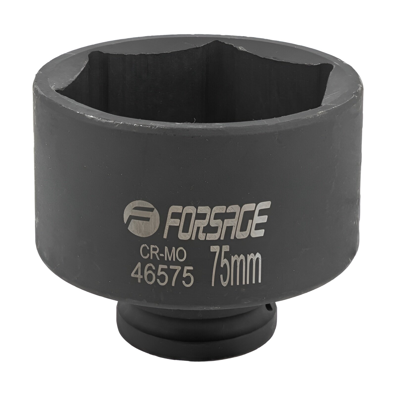 Головка ударная Forsage F-46575, 3/4", 75 мм, 6 - гранная, 1 шт.