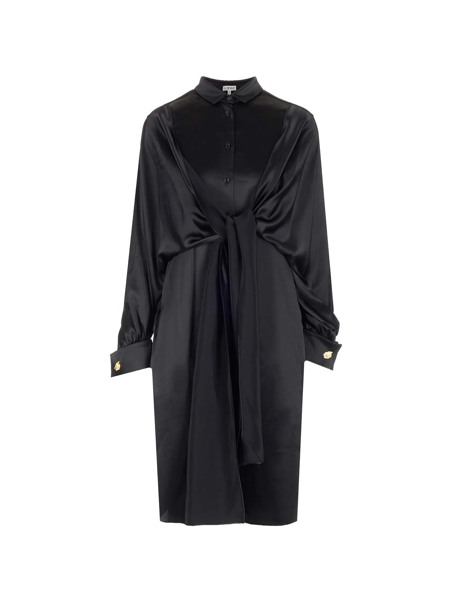 Платье Knot-tie midi dress