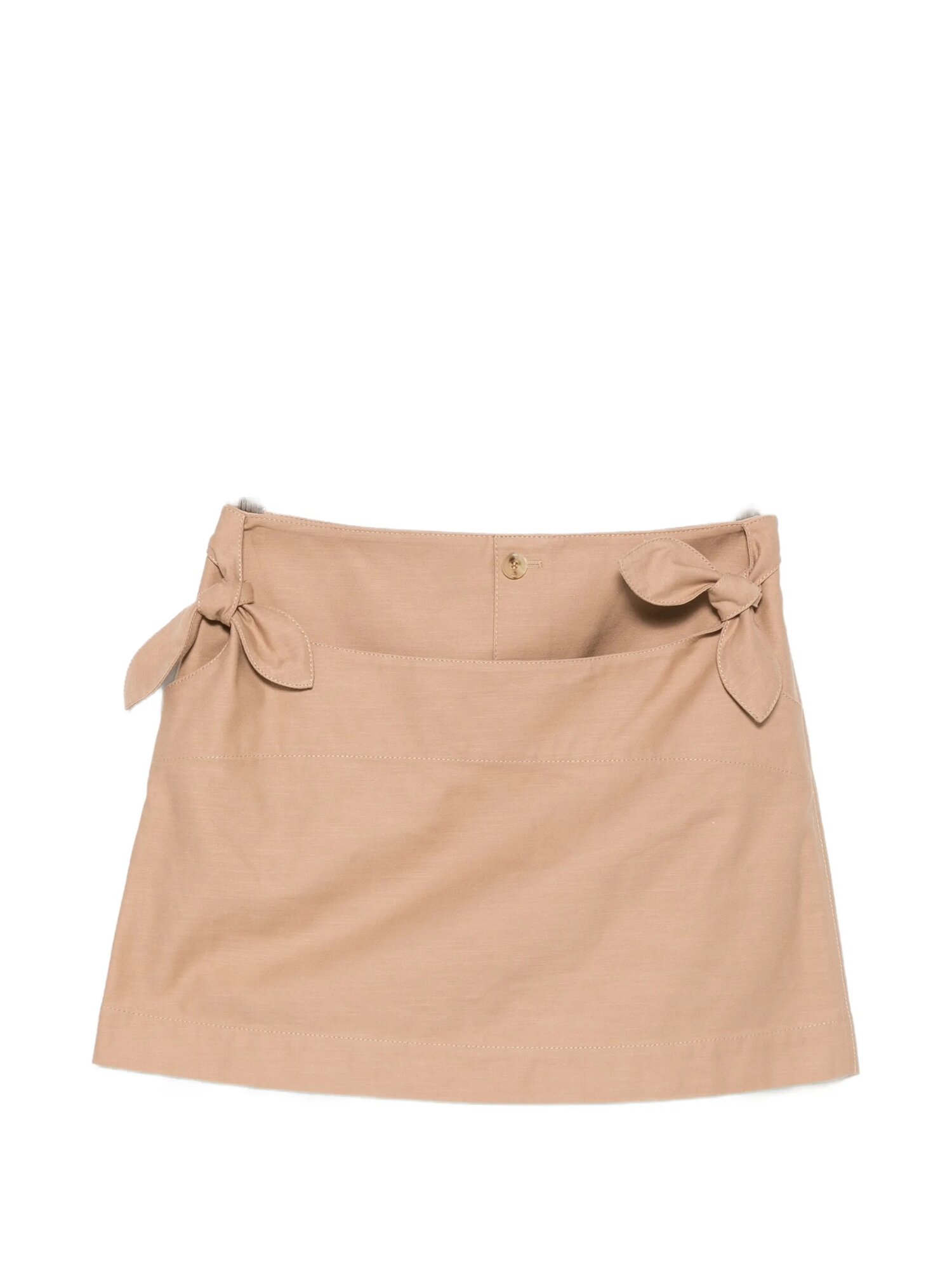 Юбка Bow-detail A-line mini skirt