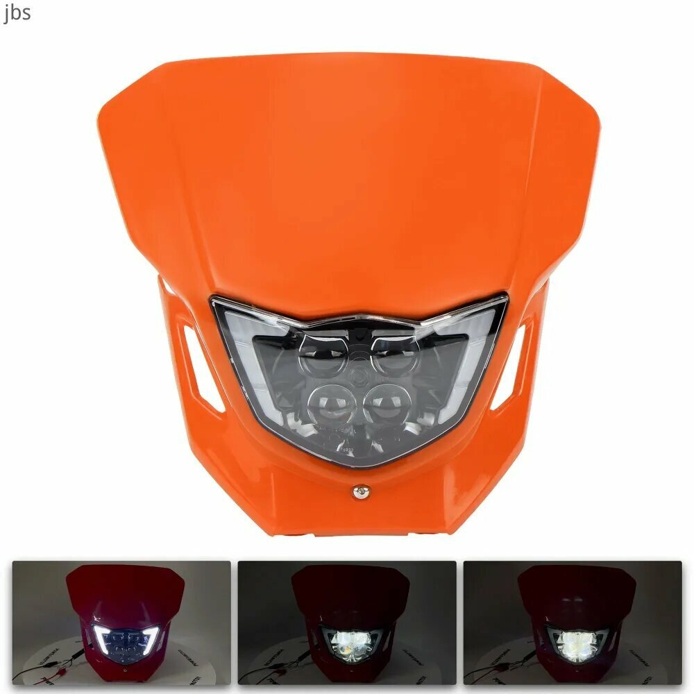 Светодиодные фары для мотоциклов, подходящие для внедорожных мотоциклов for Yamaha BSE Kayo WR YZ 250F 450 TT125 T2 Z4 MX