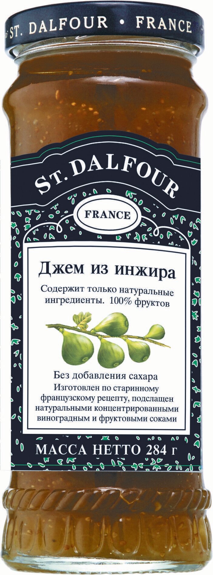 Джем St.Dalfour Инжир 100% фруктов без сахара 284г