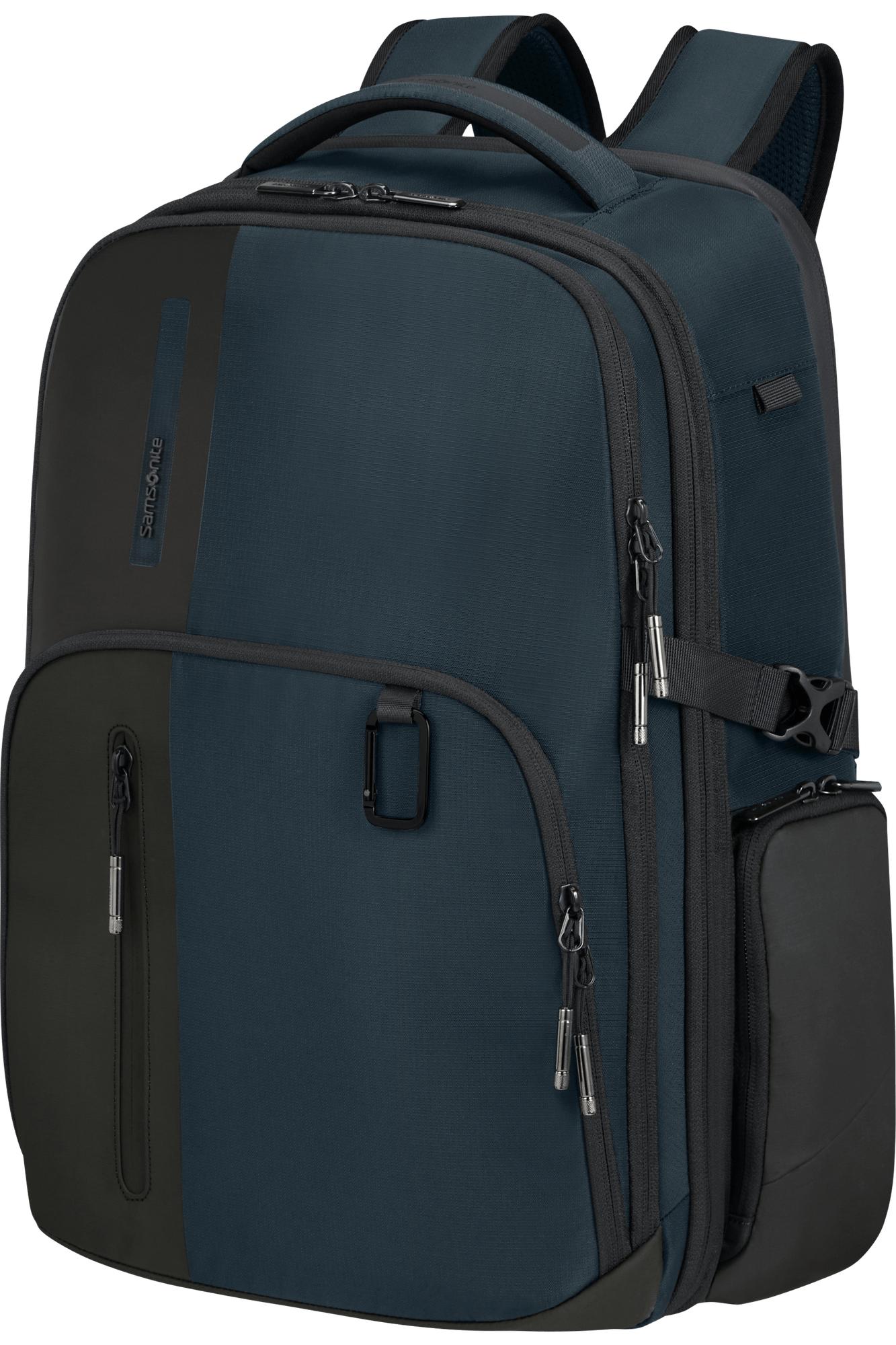 Рюкзак Samsonite Biz2Go, OverNight, для ноутбука 17,3", объем 35 литров, синий