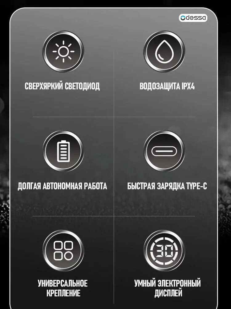 Фара передняя для велосипеда — фото 1
