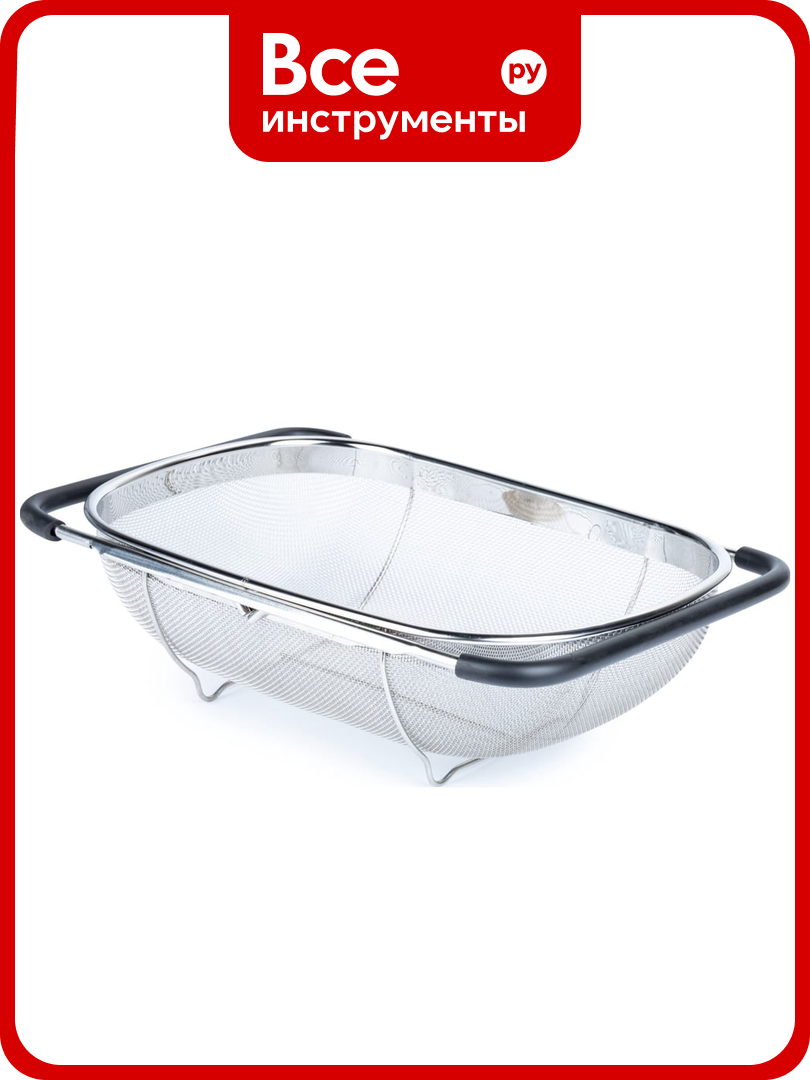 Корзина Attribute STEEL TOUCH в раковину 34x24 см AGS134