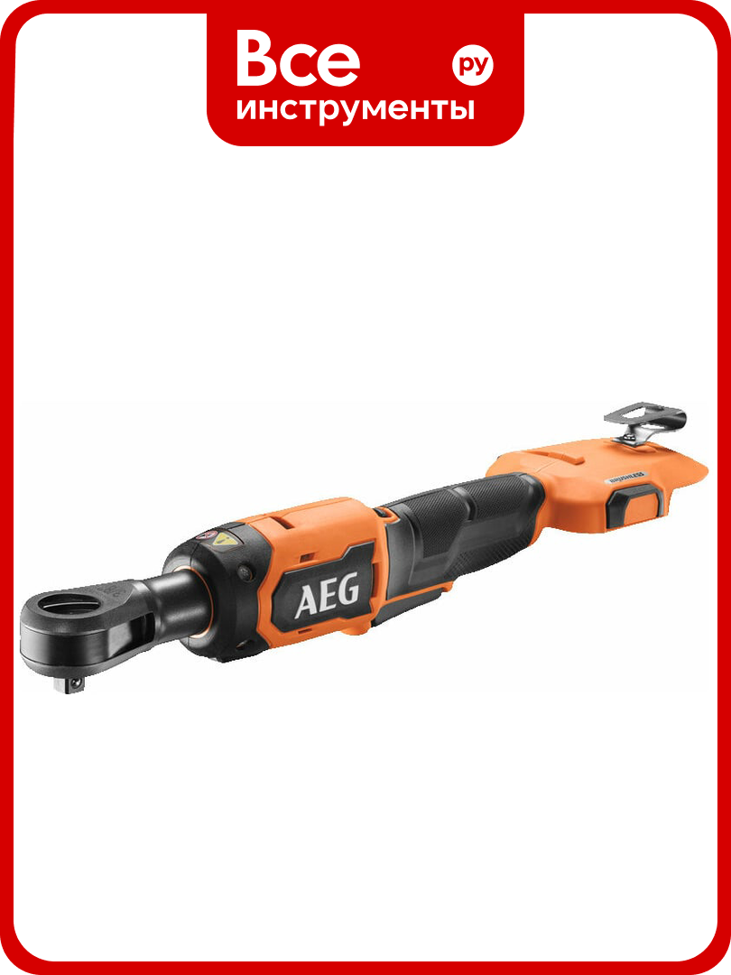 Трещотка AEG BSS18R38BL-0 4935480053, с широкой клавишей делает инструмент